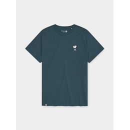 Bavarian Caps Shirt 'Grantler Klub: Snoopy' Herren Gr&ouml;&szlig;e M taubenblau