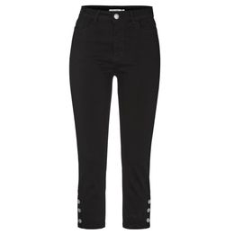 Cellbes Of Sweden Cropped Jeans mit F&uuml;nf-Taschen-Design Damen Gr&ouml;&szlig;e 47/48 schwarz