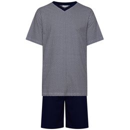 PASTUNETTE Pyjama kurz 'Shortama' Herren Gr&ouml;&szlig;e S dunkelblau