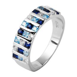 Akzent Ring '"Blurin" aus 925 Sterlingsilber mit Zirkonia, rhodiniert, Gr.' Damen Gr&ouml;&szlig;e 60 silber