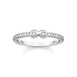 Thomas Sabo Ring female size 56 Silver / White