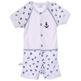 La Bortini Strampler/Body Jungen Gr&ouml;&szlig;e 68/74 wei&szlig;