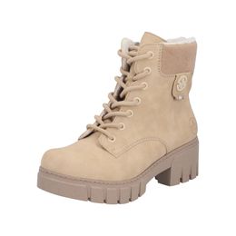 Rieker Schn&uuml;rstiefel Damen Gr&ouml;&szlig;e 40 beige