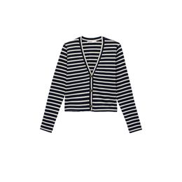 KOTON Strickjacke Damen Gr&ouml;&szlig;e XXS dunkelblau / naturwei&szlig;