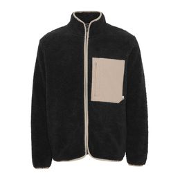 !Solid &Uuml;bergangsjacke 'FREDDIE' Herren Gr&ouml;&szlig;e S beige / schwarz Sommerjacke