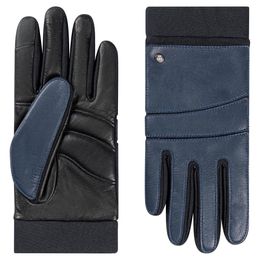 Roeckl Lederhandschuhe 'DUNBAR TOUCH' Herren Gr&ouml;&szlig;e L/XL dunkelblau / schwarz