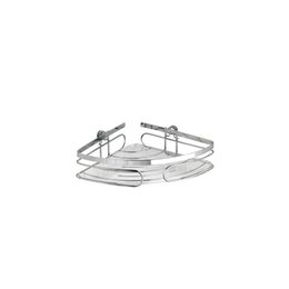 Wenko Badregal 'Premium' Herren Gr&ouml;&szlig;e B: 26.5cm x H: 6.5cm x T: 19cm silber