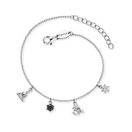 Engelsrufer Armband Damen Gr&ouml;&szlig;e One Size schwarz / silber / transparent