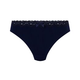 Hunkem&ouml;ller Hunkem&ouml;ller String 'Lola' Damen Gr&ouml;&szlig;e M navy
