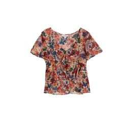 Bhoem Bluse Damen Gr&ouml;&szlig;e XL creme / gr&uuml;n / orange / rot