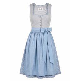 Falkenrieder Dirndl 'Salzburg' Damen Gr&ouml;&szlig;e 32 hellblau