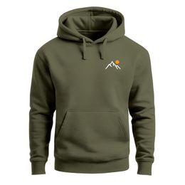 Neverless Sweatshirt 'Mountain Sun' Herren Gr&ouml;&szlig;e S gr&uuml;n