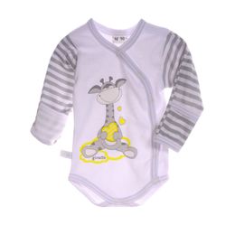La Bortini Strampler/Body Jungen Gr&ouml;&szlig;e 62/68 grau