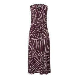 Street One Kleid Damen Gr&ouml;&szlig;e 34 beige / weinrot