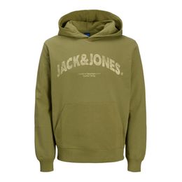 Jack & Jones Plus Jack & Jones Plus Sweatshirt 'JORAlmeria' male size 4XL Olive / Pastel green