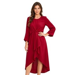 Kojooin Kleid Damen Gr&ouml;&szlig;e 36 rot Sommerkleid