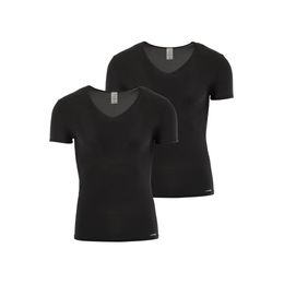 Olaf Benz T-Shirt ' V-Neck 'RED 0965' 2-Pack ' Herren Gr&ouml;&szlig;e L schwarz