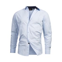 INDICODE Jeans Hemd ' Kamby ' Herren Gr&ouml;&szlig;e XL hellblau