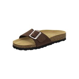 AFS-Schuhe Mules 'Pantoletten Damen Einschnaller mocca' female size 42 Mocha