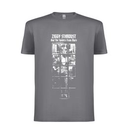 Rockshirts Shirt 'David Bowie Ziggy Stardust bw T-Shirt' Herren Gr&ouml;&szlig;e XL grau