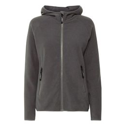 oxmo Fleece Jacket 'FINJA' female size XXL Grey / Taupe