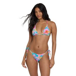 Billabong Bikinihose 'Pipe Dreams Maya' Damen Gr&ouml;&szlig;e M aqua / gr&uuml;n / orange / rosa