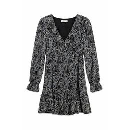 Springfield Kleid Damen Gr&ouml;&szlig;e 38 schwarz / wei&szlig; Sommerkleid