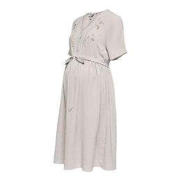 Only Maternity Umstand Kleid 'OLMEvalou' Damen Gr&ouml;&szlig;e 38 beige Sommerkleid