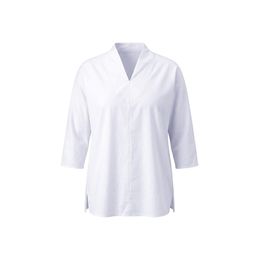 Ulla Popken Bluse Damen Gr&ouml;&szlig;e M/L offwhite