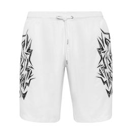 Plein Sport Board Shorts 'Tiger' male size XXXL Black / White