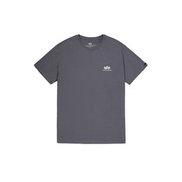 Alpha Industries Shirt 'Basic Small Logo' male size L Dark grey