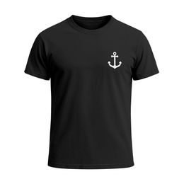 Neverless Shirt 'Anker' Herren Gr&ouml;&szlig;e XXXL schwarz