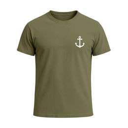 Neverless Shirt 'Anker' Herren Gr&ouml;&szlig;e XXXL gr&uuml;n