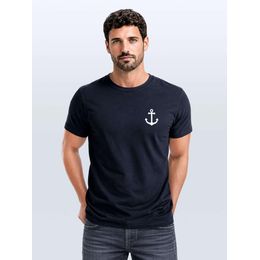 Neverless Shirt 'Anker' Herren Gr&ouml;&szlig;e M navy