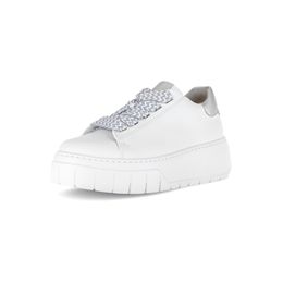 Gabor Sneaker Damen Gr&ouml;&szlig;e 41 silber / wei&szlig; Sommerschuhe