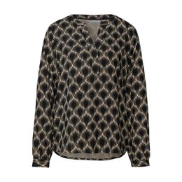 Street One Bluse Damen Gr&ouml;&szlig;e L sand / schwarz