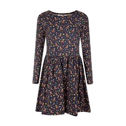 happy girls Kleid M&auml;dchen Gr&ouml;&szlig;e 152 navy / braun / gelb / schwarz