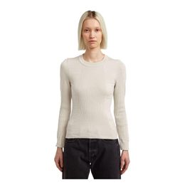 G-Star Raw 3D Biker Knit Slim Knit whitebait/dk brick | Gr.: L