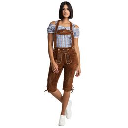 Steigenh&ouml;fer Trachtenhose 'Lederhose Damen Clara' Damen Gr&ouml;&szlig;e 34 braun