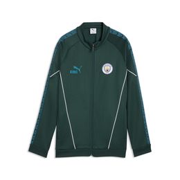 Puma Jacke M&auml;dchen Gr&ouml;&szlig;e 176 blau / dunkelgr&uuml;n / rot / wei&szlig;