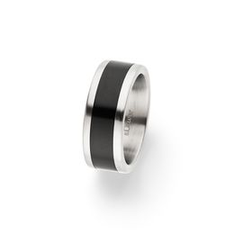 s.Oliver Ring male size 62 Black
