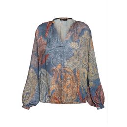 Betty Barclay Bluse Damen Gr&ouml;&szlig;e XXL blau / khaki / rot