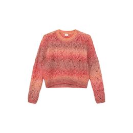 s.Oliver Pullover M&auml;dchen Gr&ouml;&szlig;e 140/146 apricot / rot
