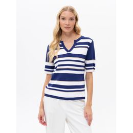 Passioni Pullover 'Navy gestreiftes Shirt' Damen Gr&ouml;&szlig;e XL navy