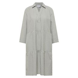 Cecil Kleid Damen Gr&ouml;&szlig;e 40 khaki / wei&szlig; Sommerkleid
