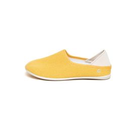 Gottstein Slippers 'Linen Slip-On' female size 42 Yellow