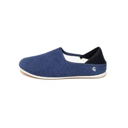 Gottstein Slippers 'Linen Slip-On' female size 42 Dark blue