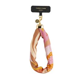 Cheeky Chain Munich Handyanh&auml;nger 'Indie' Damen Gr&ouml;&szlig;e One Size hellgrau / hellorange / rosa