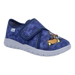 Richter Schuhe Hausschuh Jungen Gr&ouml;&szlig;e 29 opal / dunkelblau / cappuccino / hellgelb
