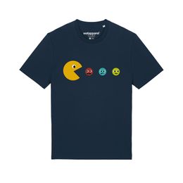 Watapparel Shirt ' Pacm&auml;nnchen ' male size M Dark blue / Mixed colors
